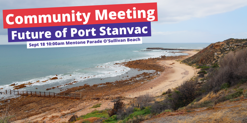 Port Stanvac Meeting - Amanda Rishworth MP