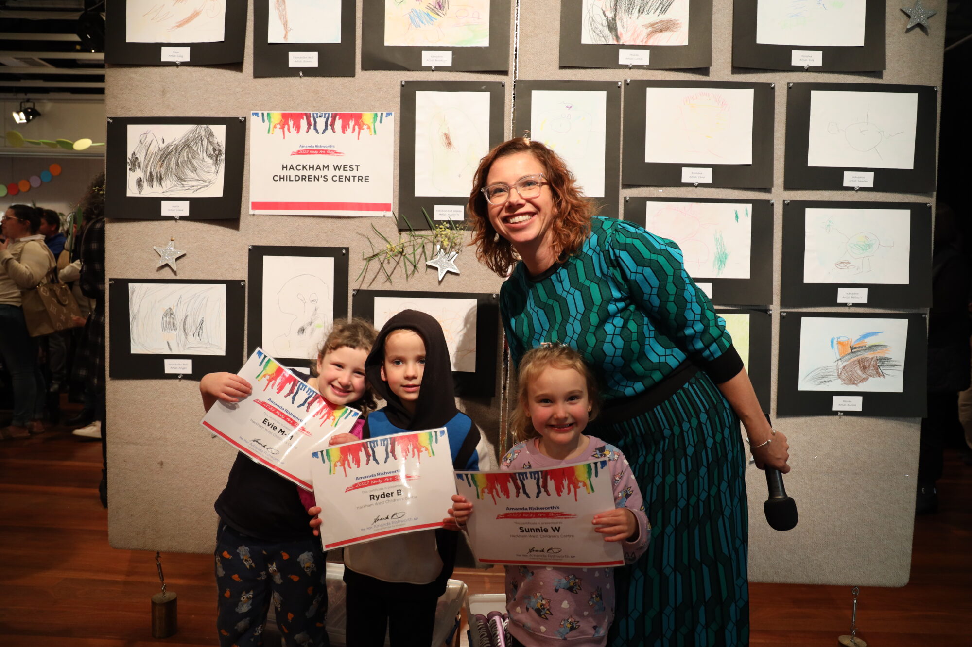 Kindy Art Show May 2024 - Amanda Rishworth MP