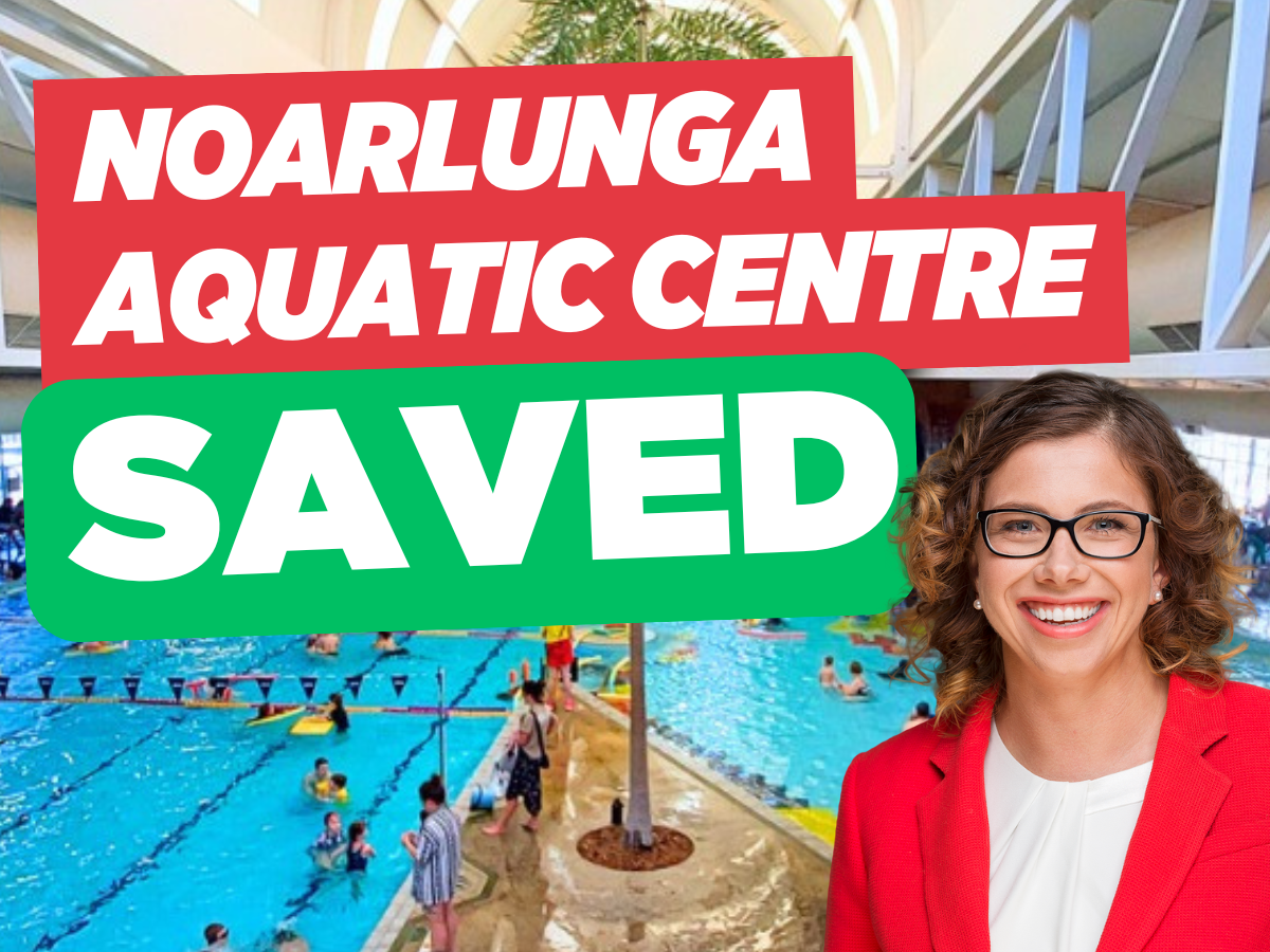 Noarlunga Aquatic Centre saved! - Amanda Rishworth MP
