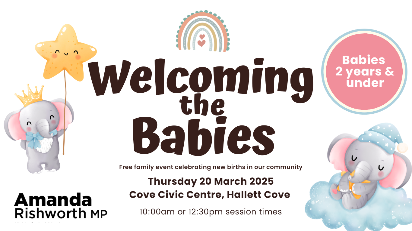 Welcoming the Babies March 2025 - 10am Session - Amanda Rishworth MP